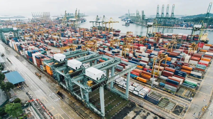 Red Sea crisis delays 90% of container ships at Singapore Port ...
