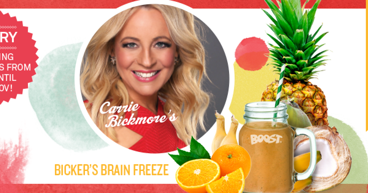 Boost Juice launches celebrity range | QSR Media Australia