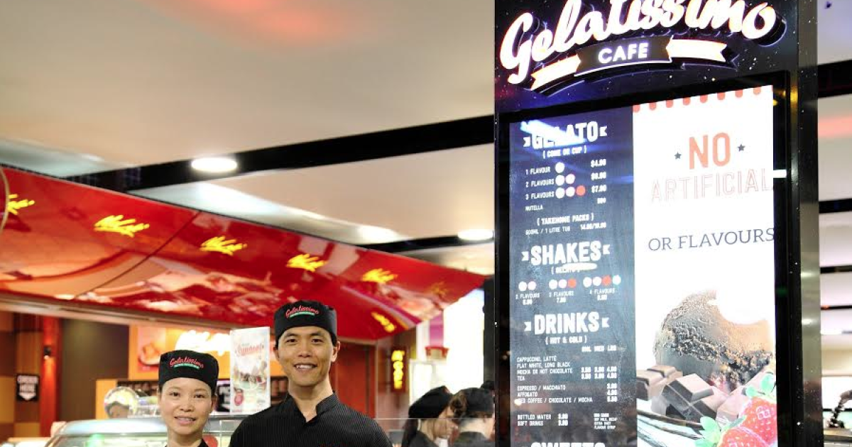 Gelatissimo introduces new design at store opening | QSR Media Australia