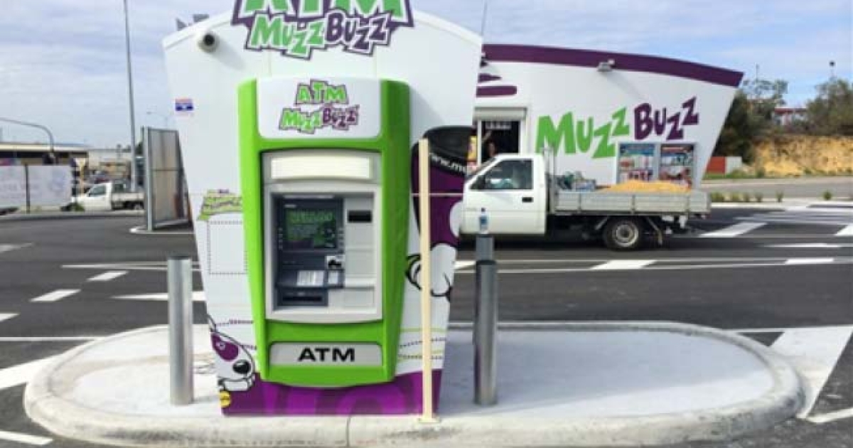 Muzz Buzz transcends coffee, launches first drive-thru ATM in Oz | QSR Media Australia