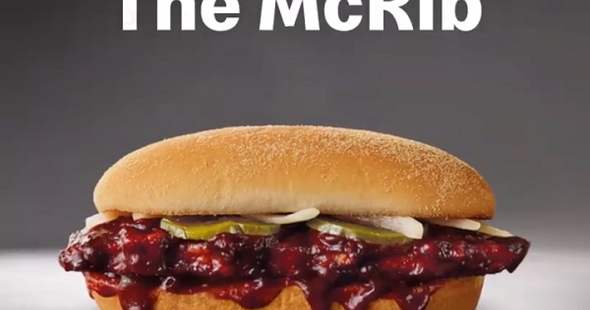 McDonald's brings back the McRib | QSR Media Australia