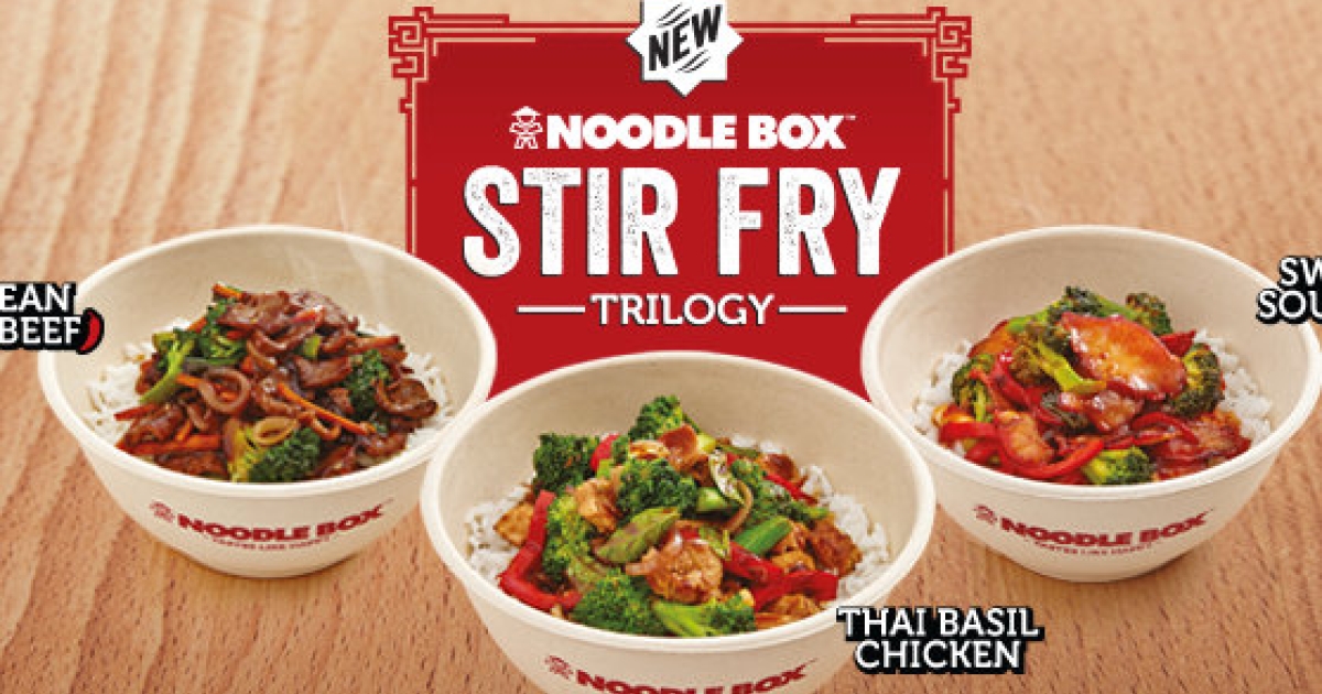 Check out Noodle Box's 3 new Stir Fry flavours | QSR Media Australia
