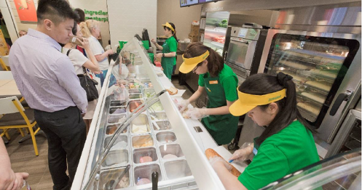 Subway Fresh Forward restaurant arrives in Singapore | QSR Media Asia