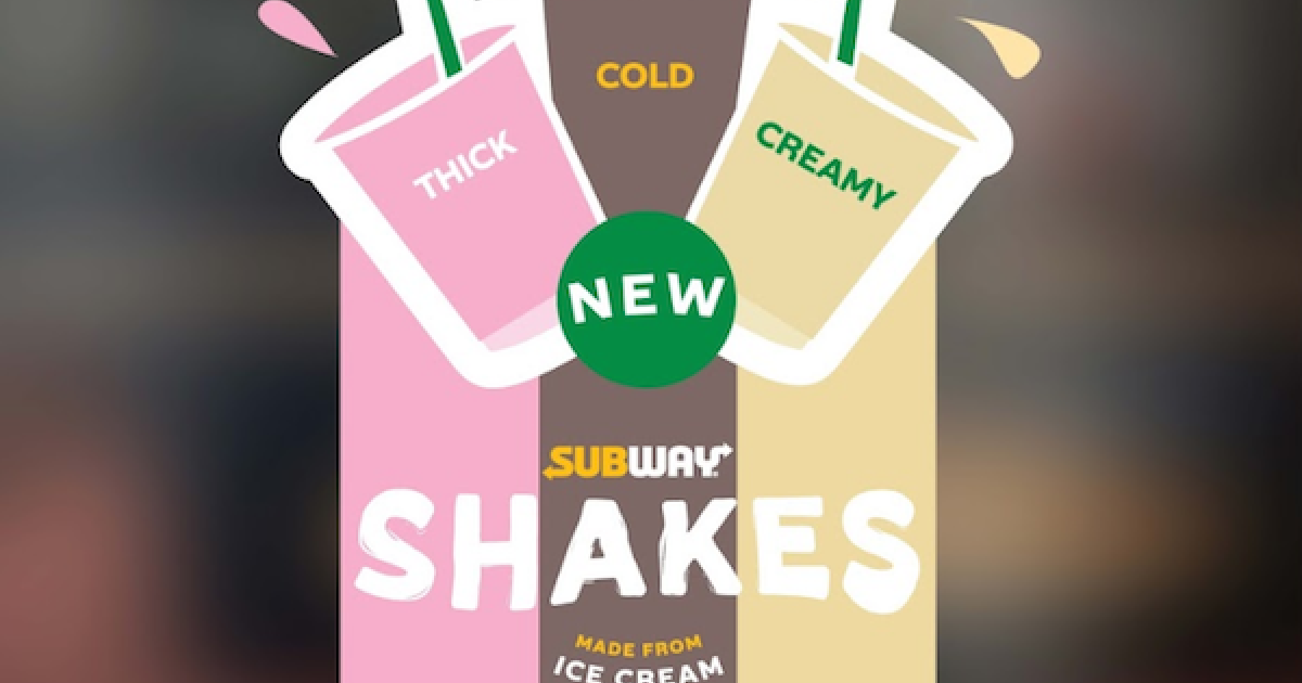 Subway trials trio of ice cream shakes | QSR Media UK