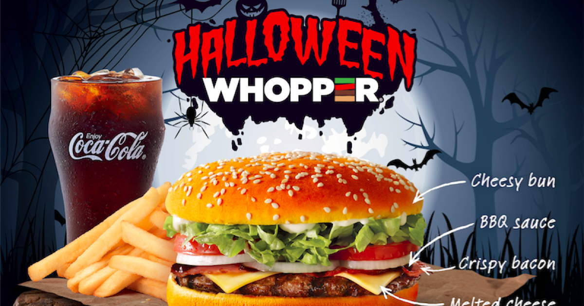 Hungry Jack's Whopper goes orange for Halloween | QSR Media Australia