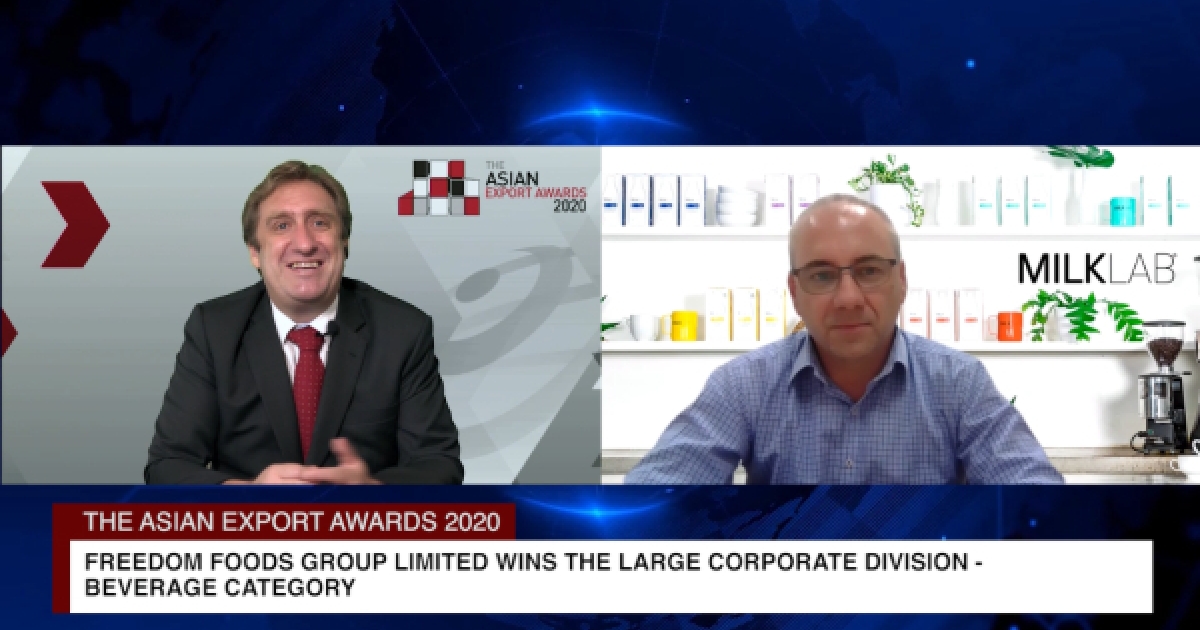 Freedom Foods wins in Beverage category at Asian Export Awards 2020 ...