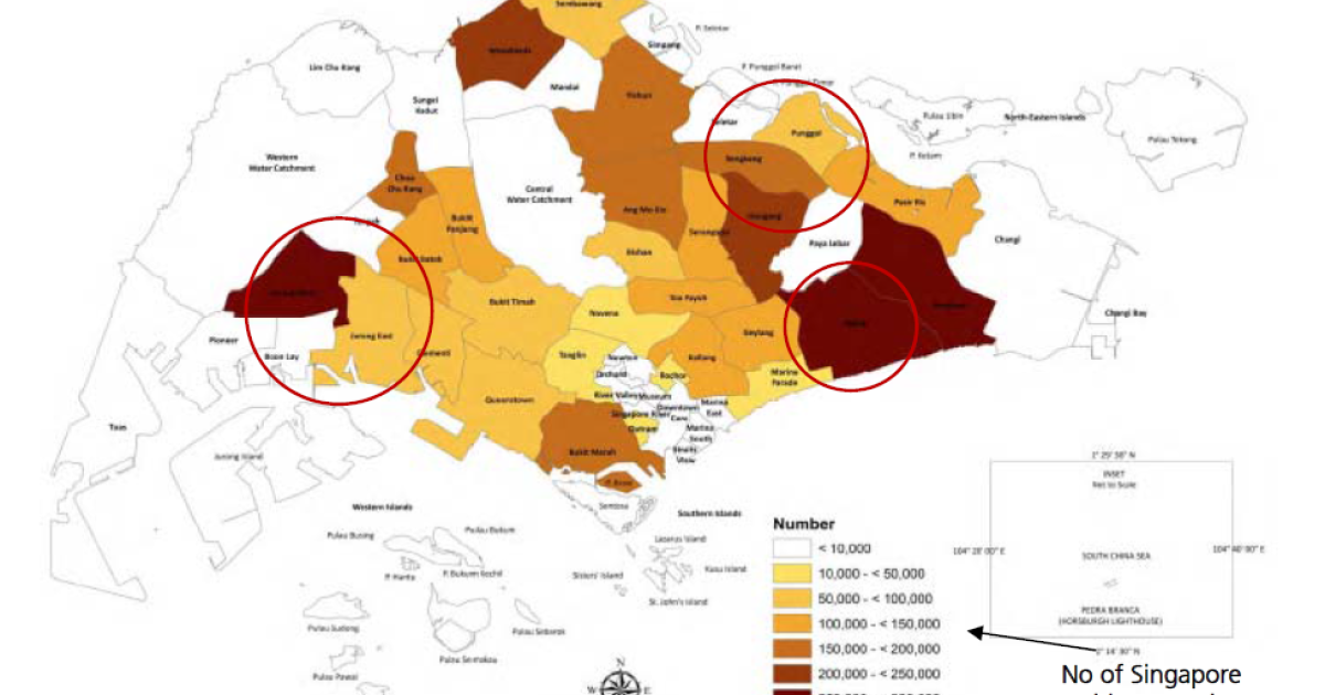 Heat map: Increasing working population to support new malls ...