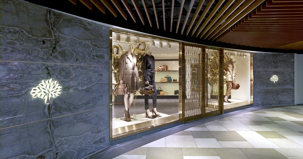 Take a tour around Mulberry's first Asian flagship store in Singapore ...
