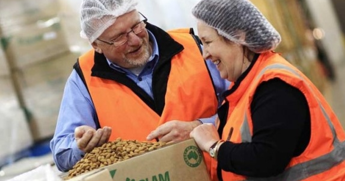 Olam opens its massive A$60 million almond processing plant in ...