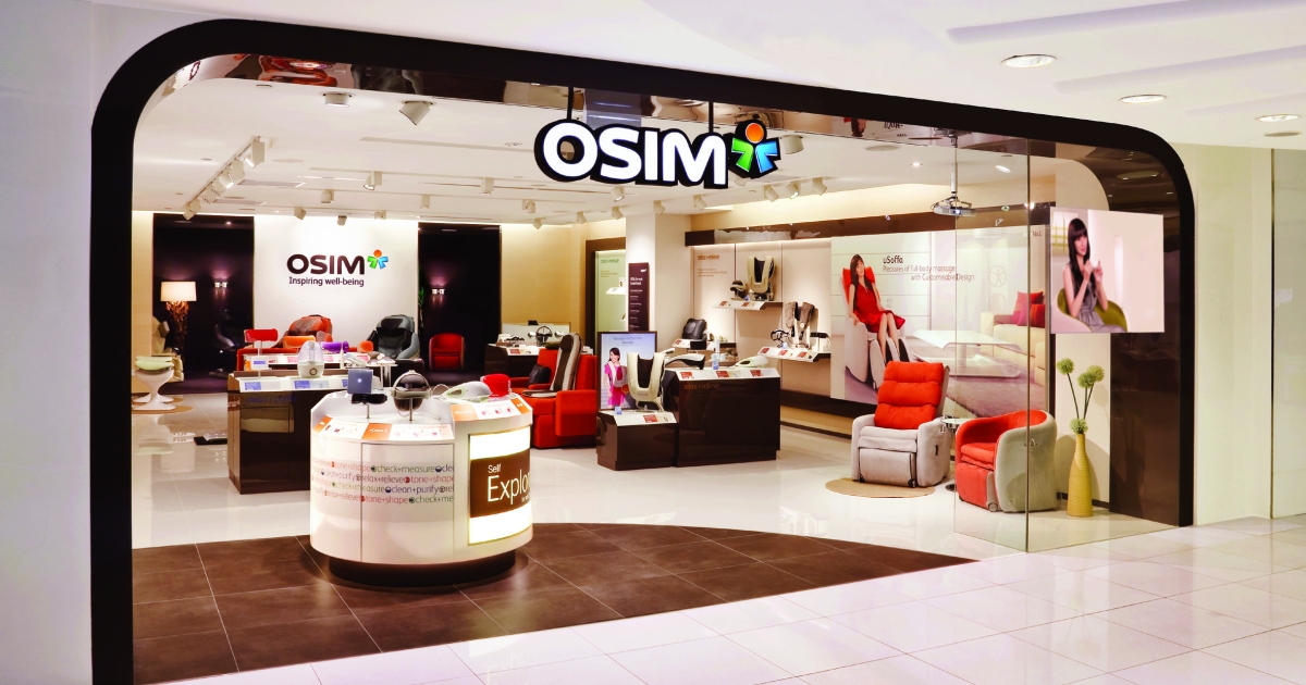 OSIM turns 30 with fresh look and retail concept | Singapore Business ...