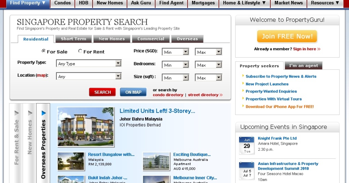PropertyGuru inaugurates portal dedicated to Singapore's commercial ...