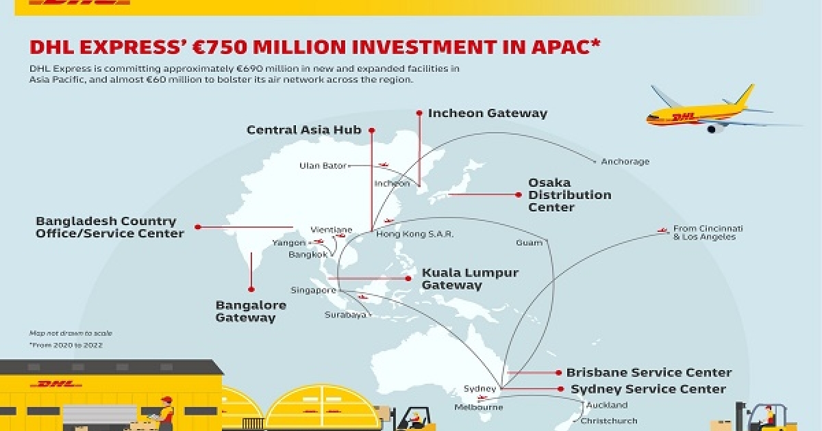 DHL Express invests EUR750m in Asia-Pacific | Manufacturing Asia