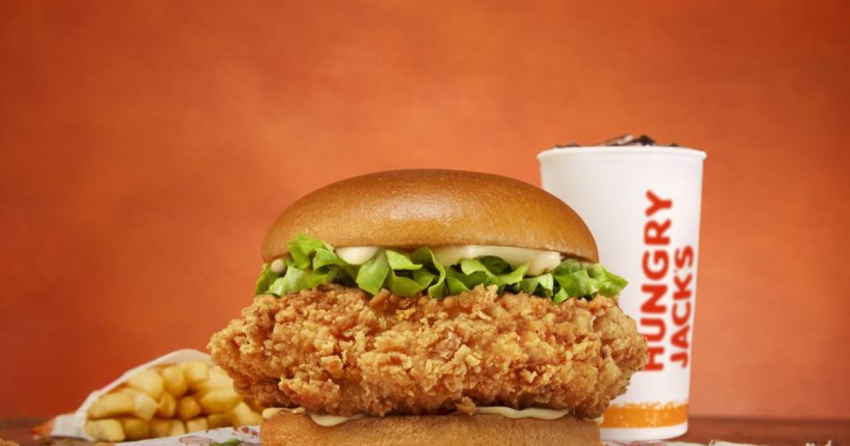 Hungry Jack’s launches fried chicken burger range | QSR Media Australia