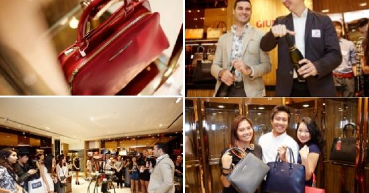 GIUDI celebrates official opening of first store in Asia | Singapore ...