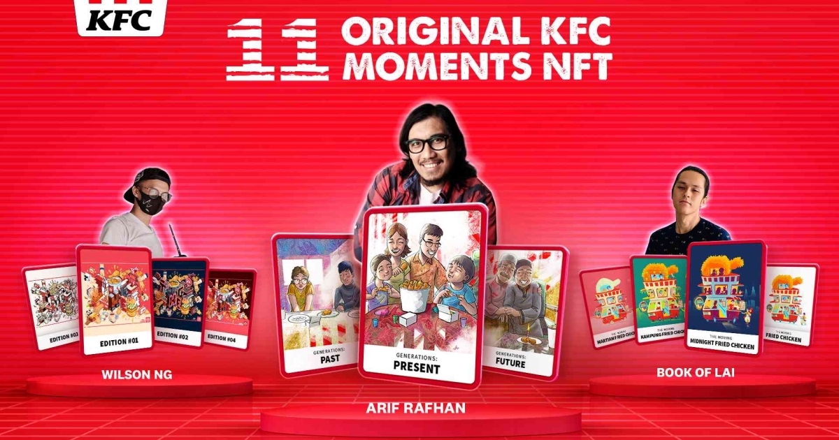 KFC Malaysia launches 11 NFT artwork pieces | QSR Media Asia
