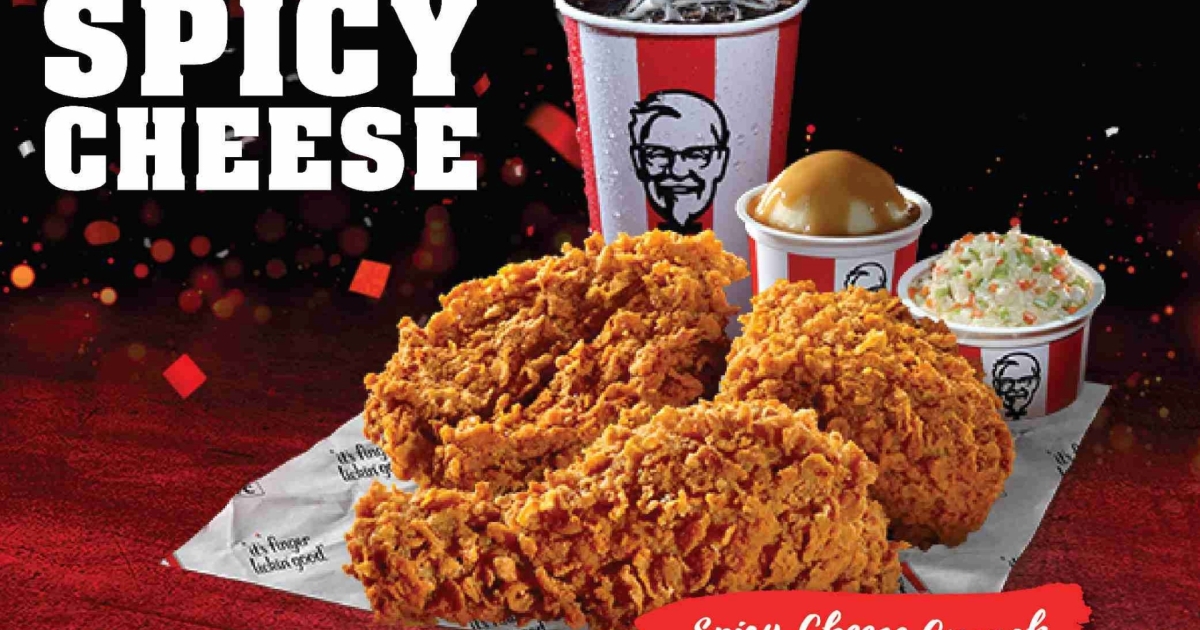 KFC Malaysia introduces limited-edition Spicy Cheese Crunch | QSR Media Asia