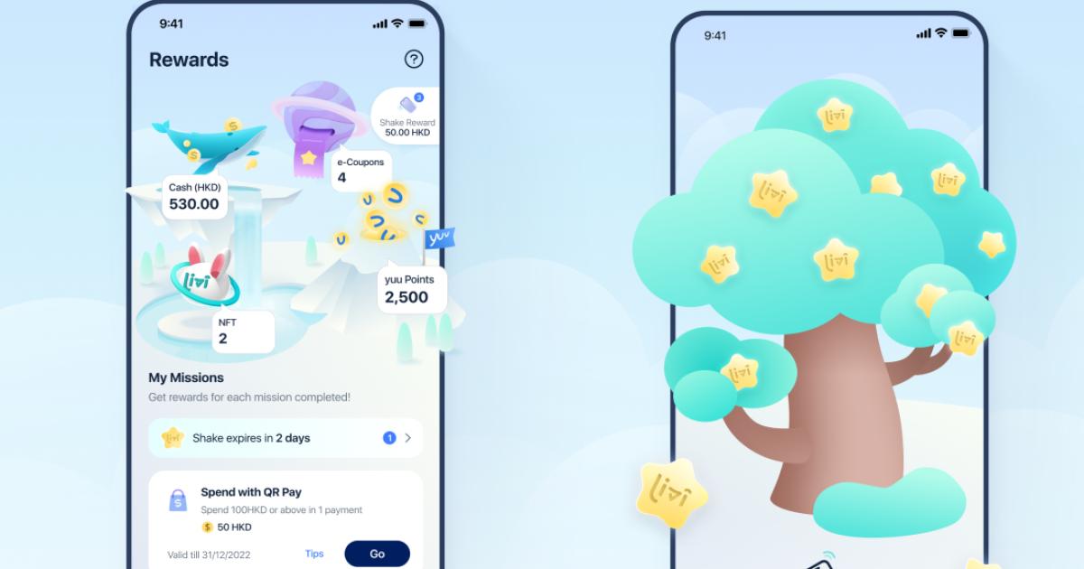 Hong Kong’s livi bank unveils new app interface, adds rewards feature ...