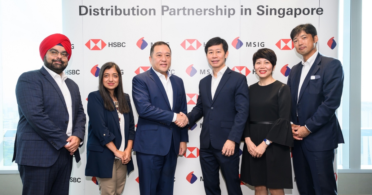 HSBC Singapore, MSIG enter 15-year bancassurance partnership | Singapore Business Review