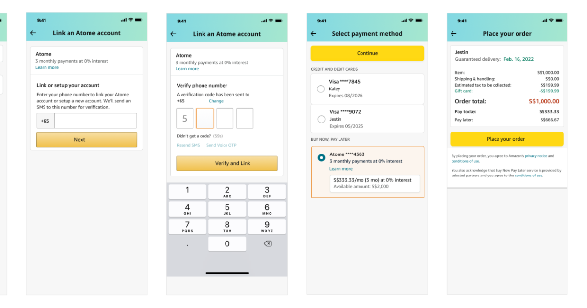 Atome’s buy now pay later service now available in Amazon Singapore ...
