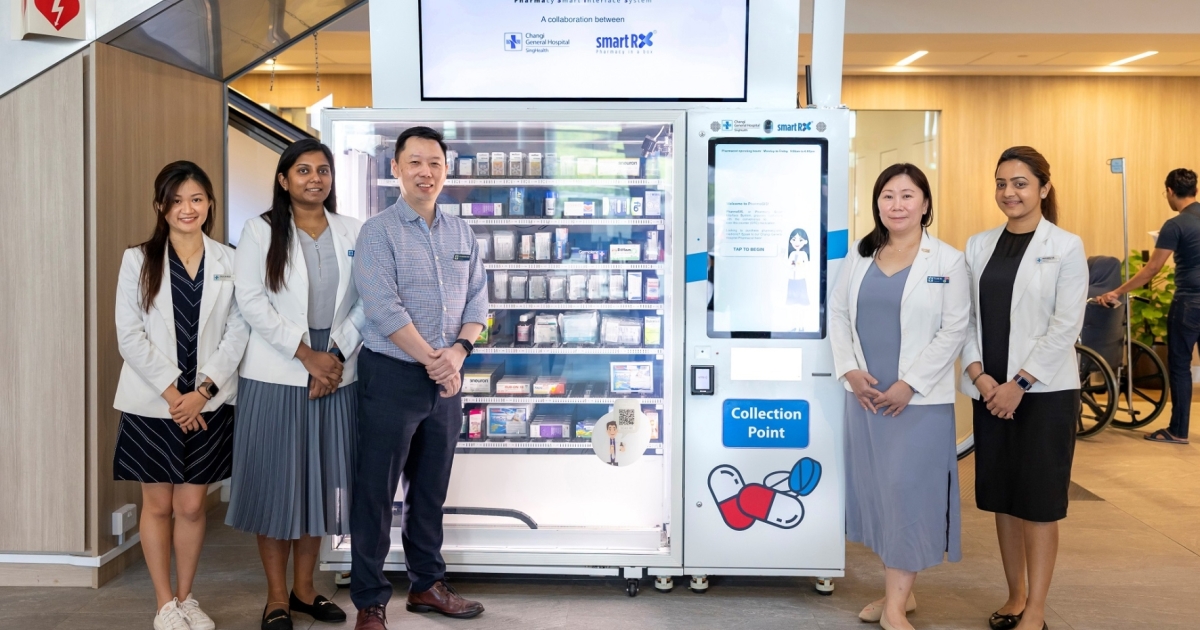 First ever smart pharmacy vending machine in Singapore unveiled ...