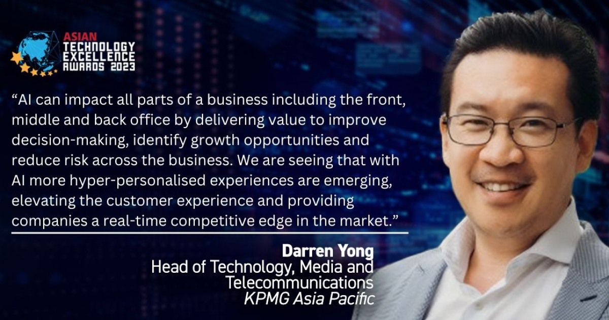 KPMG’s Darren Yong: AI holds vast potential for the TMT industry ...