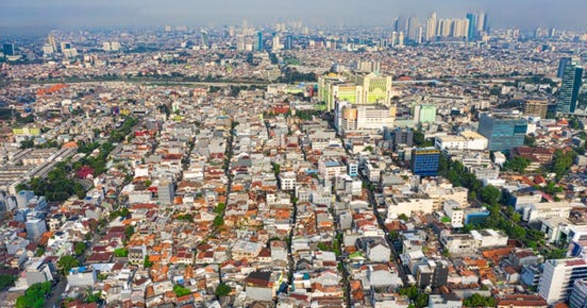 Ini adalah proyek perumahan utama yang baru saja selesai di Jakarta ...