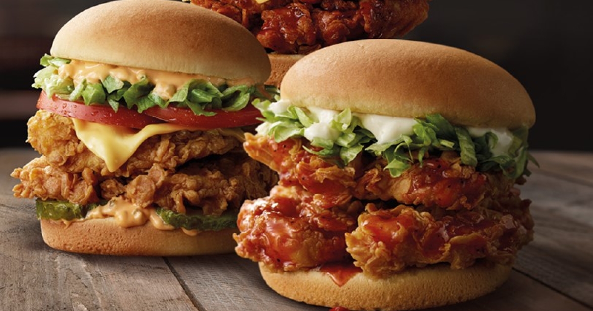 Red Rooster releases new fried chicken burger range | QSR Media Australia