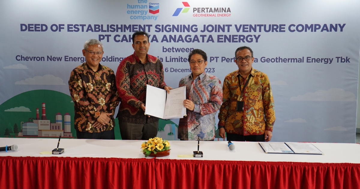 Pertamina and petroleum refineries firm develop new geothermal project | Asian Power