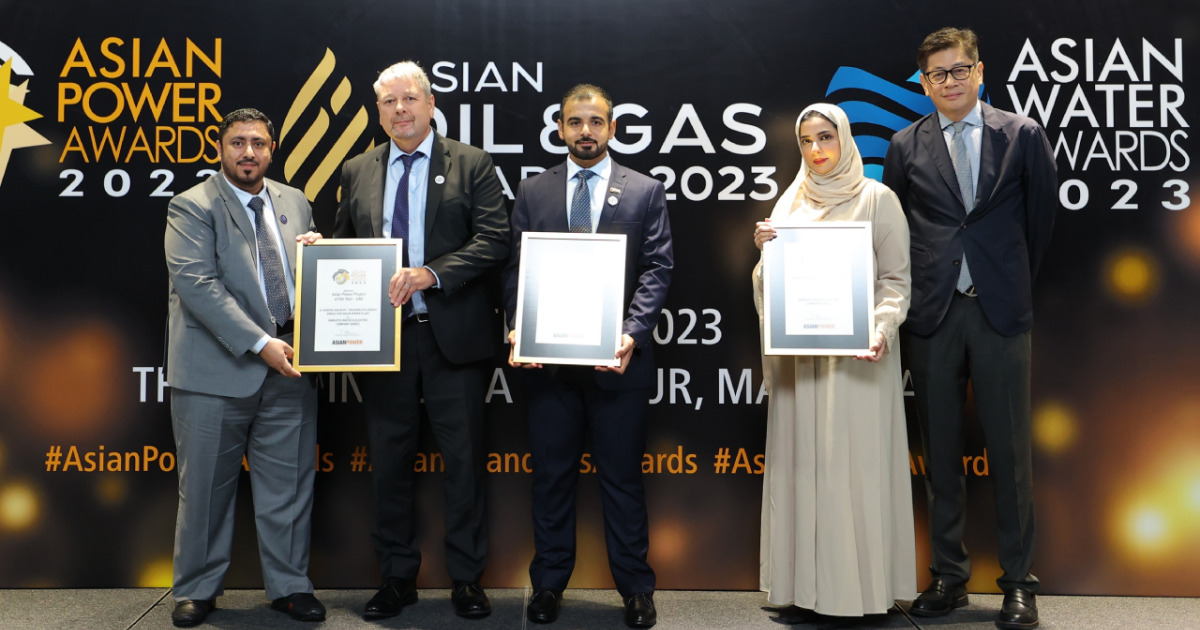 Emirates Water & Electricity Company projects, CEO commended at Asian ...