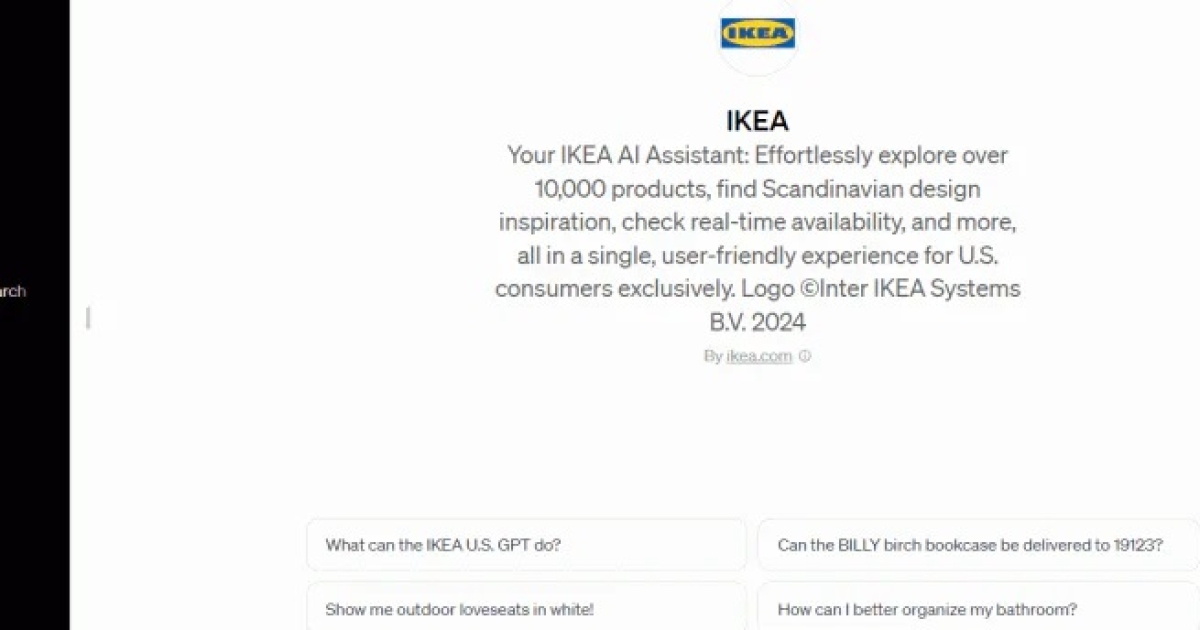 IKEA introduces AI assistant in OpenAI GPT | Retail Asia