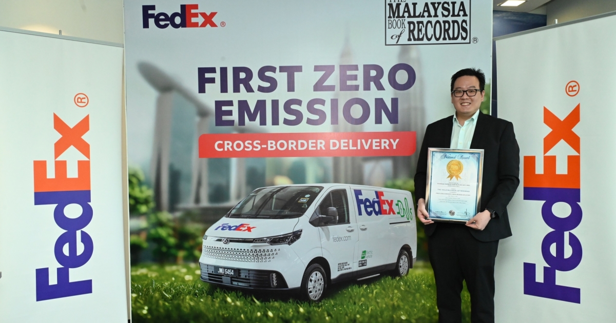 FedEx Express pioneers first EV delivery from Malaysia to Singapore ...