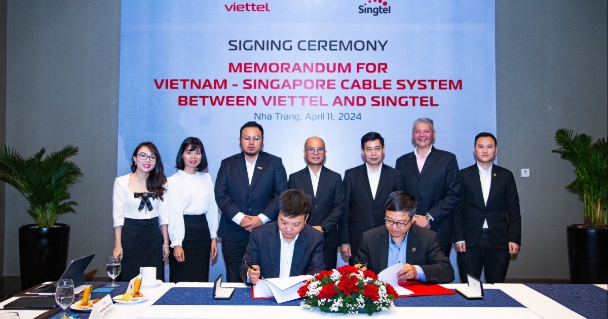 Singtel, Viettel ink deal for Vietnam-Singapore submarine cable ...