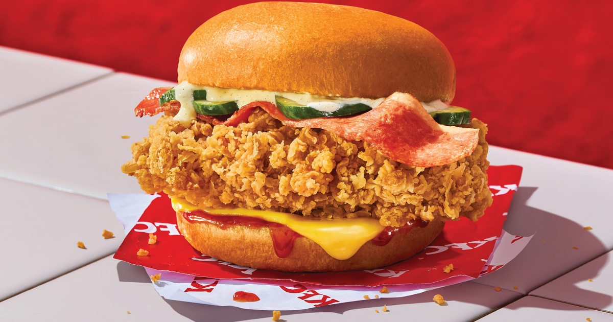 KFC Singapore celebrates International Burger Day with 1,000 burger ...