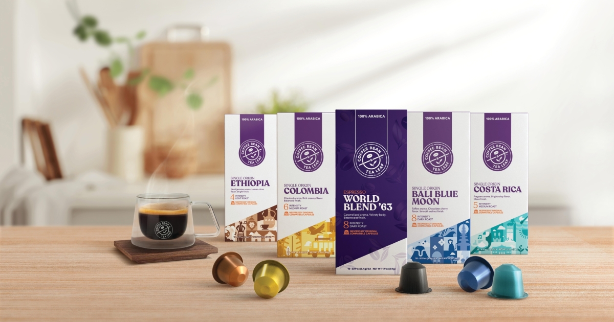 The Coffee Bean & Tea Leaf unveils Nespresso compatible coffee capsule ...