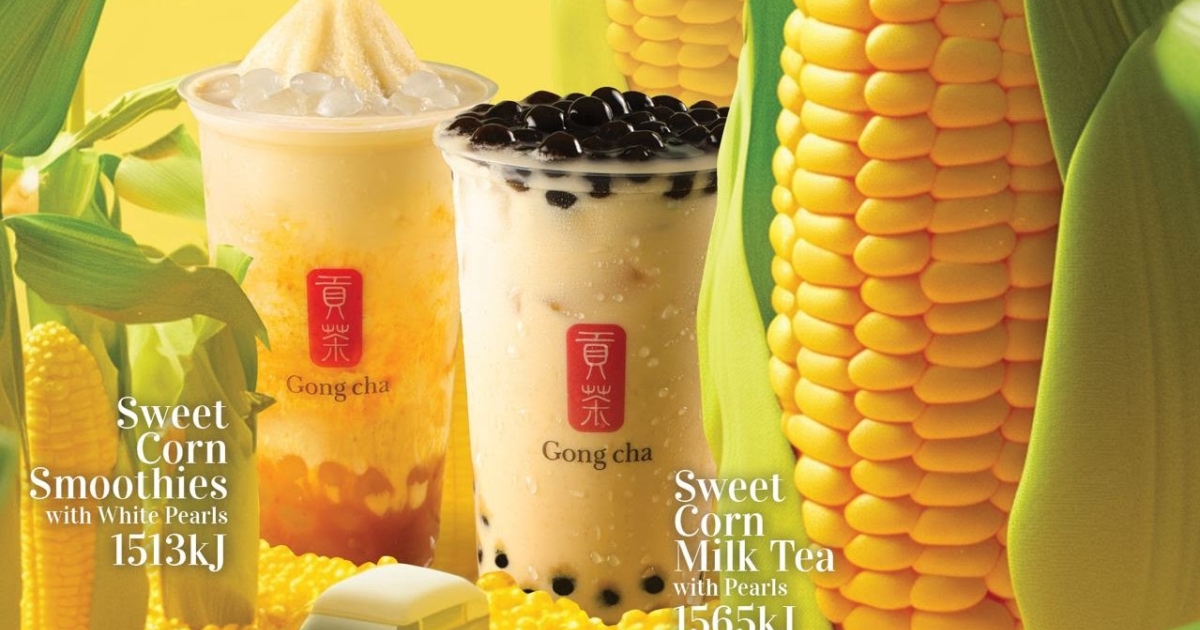 Gong cha launches new Sweet Corn series | QSR Media Australia