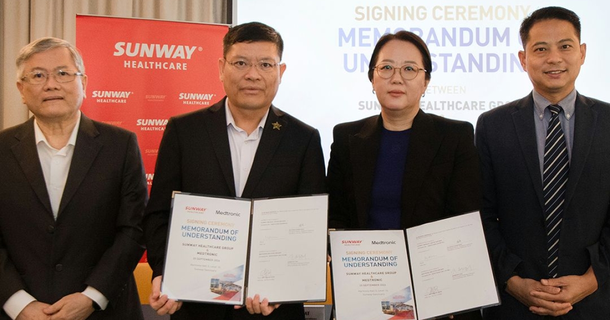 Sunway Healthcare and Medtronic sign MoU to advance medical care ...
