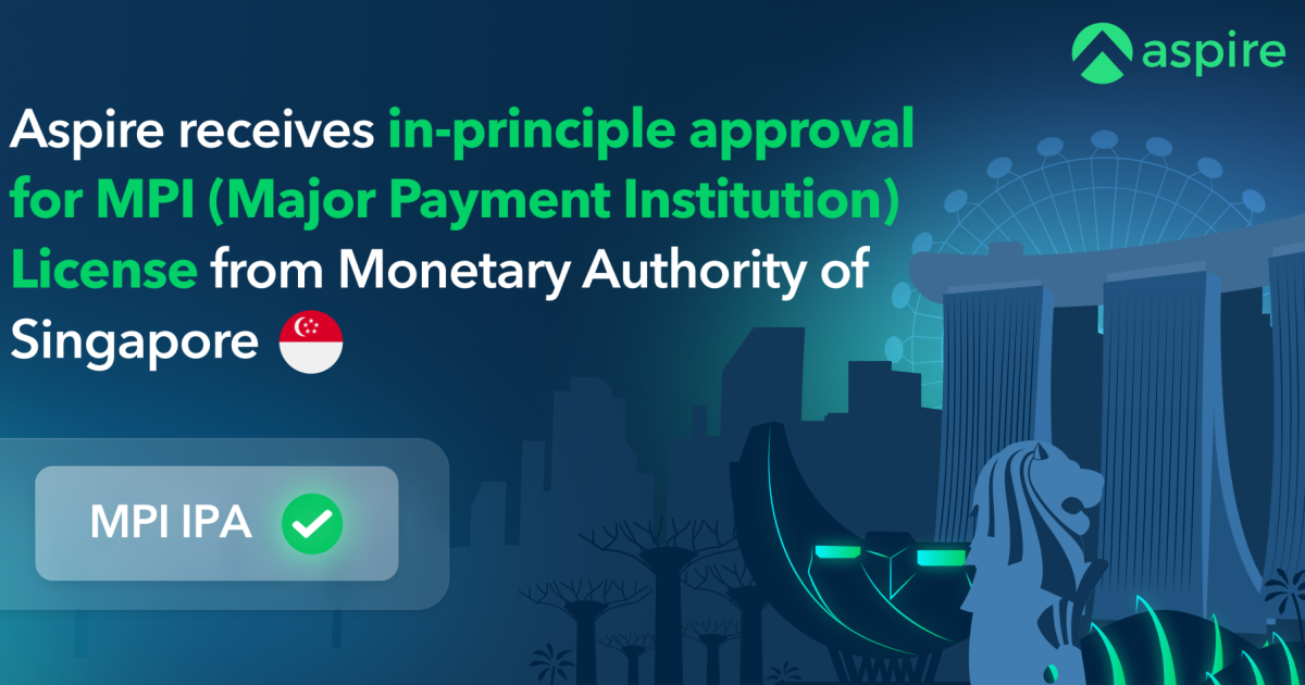 Aspire receives IPA for the Major Payment Institution license | Asian ...