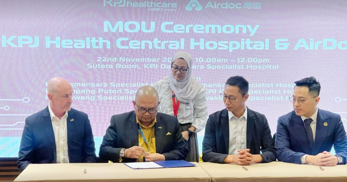 KPJ Health Central Hospital and AirDoc sign MoU for AI-driven ...