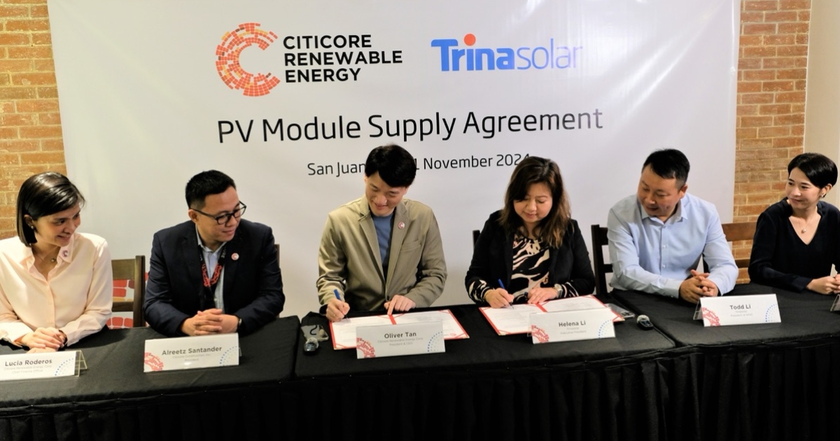 Citicore taps Trinasolar for two-gigawatt solar rollout | Asian Power
