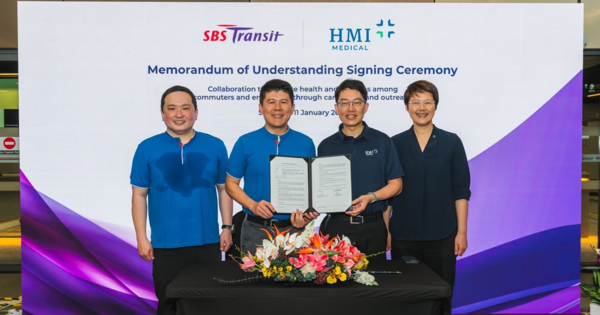 HMI Medical and SBS Transit ink MoU to advance public health initiatives | Singapore Business Review
