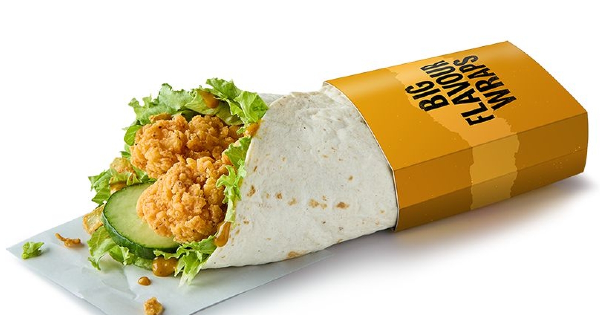 McDonald’s UK features brand-new wrap in January menu | QSR Media