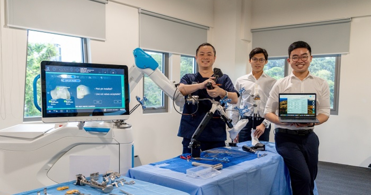 Alexandra Hospital’s robotic knee replacement AI algorithm secures intl ...