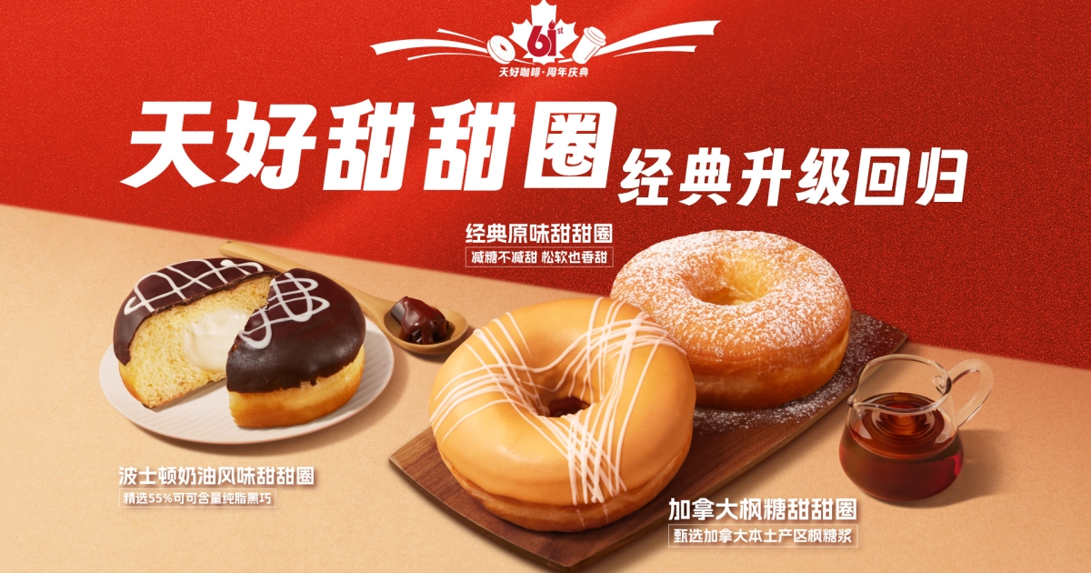 Tim Hortons brings back 'tasty doughnut collection' to celebrate 6th ...