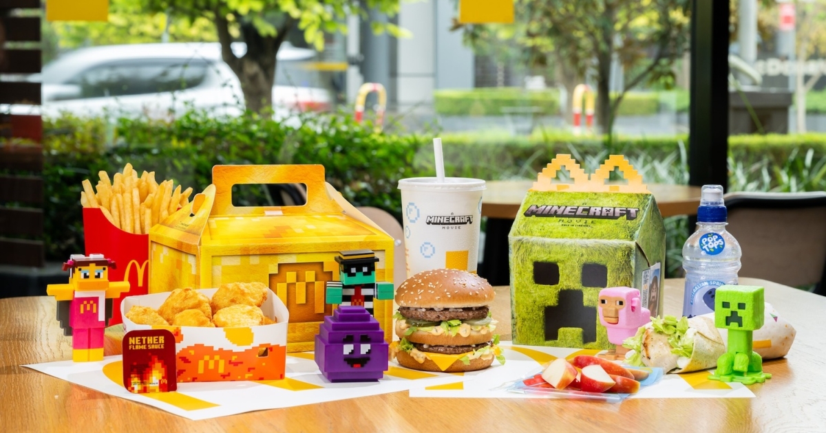 Macca’s unveils new limited-edition Minecraft Movie Meal | QSR Media
