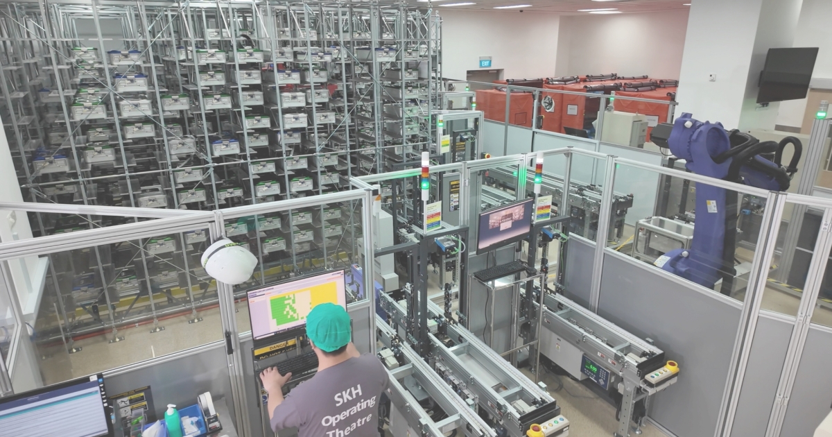 Automated system transports instruments for surgery at SKH | Healthcare ...