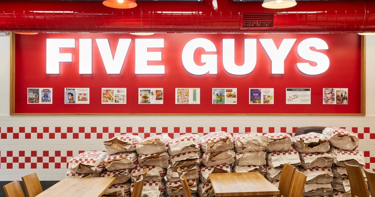 Five Guys opens 5th restaurant in Sydney | QSR Media Australia