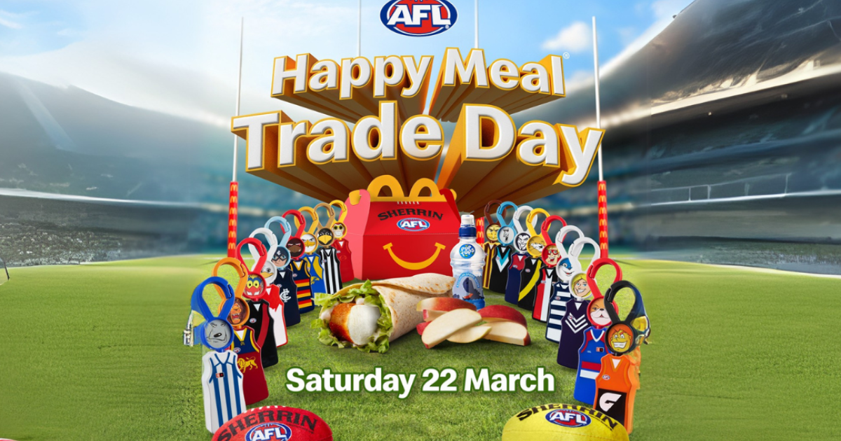 Macca’s rolls out first AFL Happy Meal Trade Day | QSR Media Australia