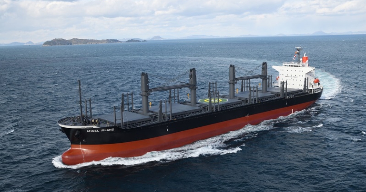 Imabari Shipbuilding completes 40,000-ton Angel Island carrier | Marine ...