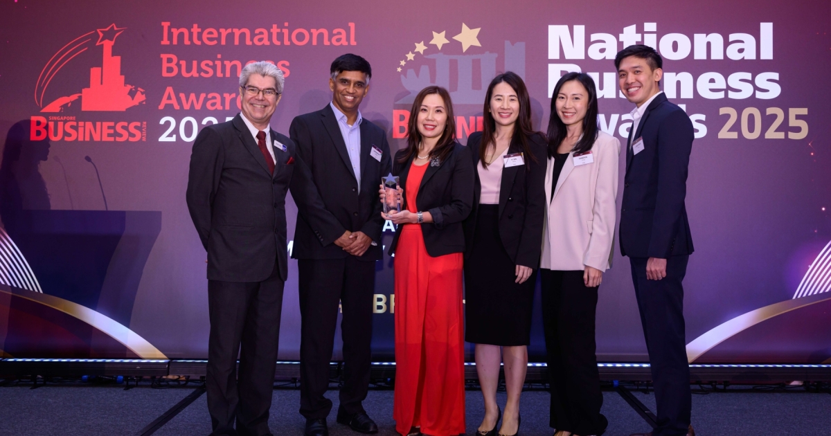 DWS Investments Singapore recognised at the SBR International Business ...