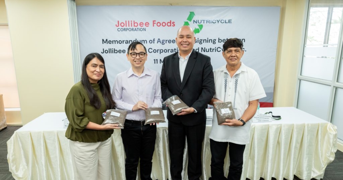 Jollibee Group partners with Nutricycle Inc. to convert food waste to ...